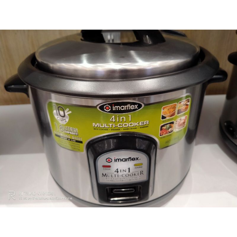 Imarflex Rice Cooker 4 in 1 Multi Cooker | Shopee Philippines