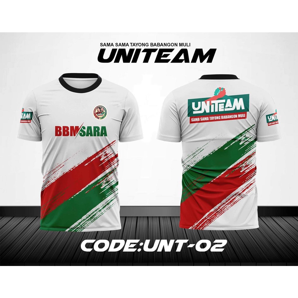 BBM SARA Shirt Black Uniteam Full Sublimation Election Candidate 3D T ...