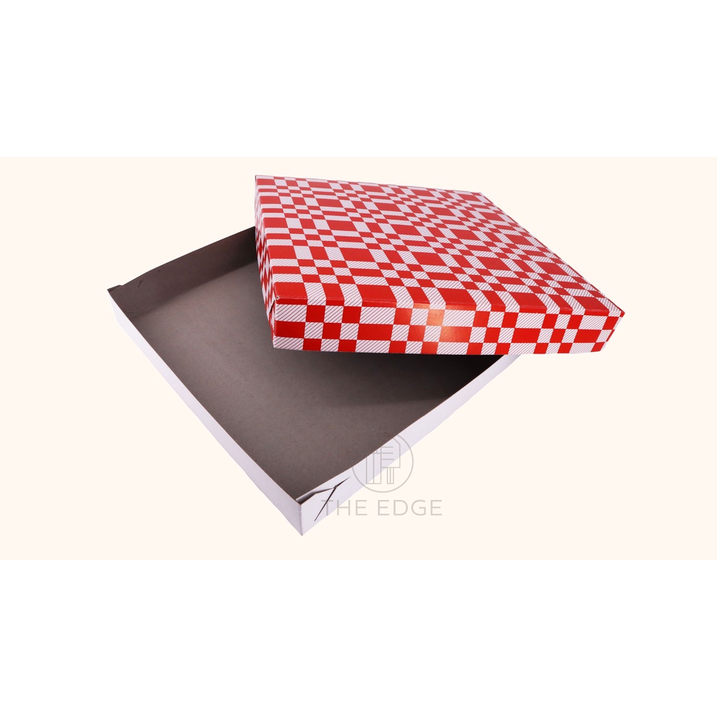 Pizza Box - Red/White | Shopee Philippines