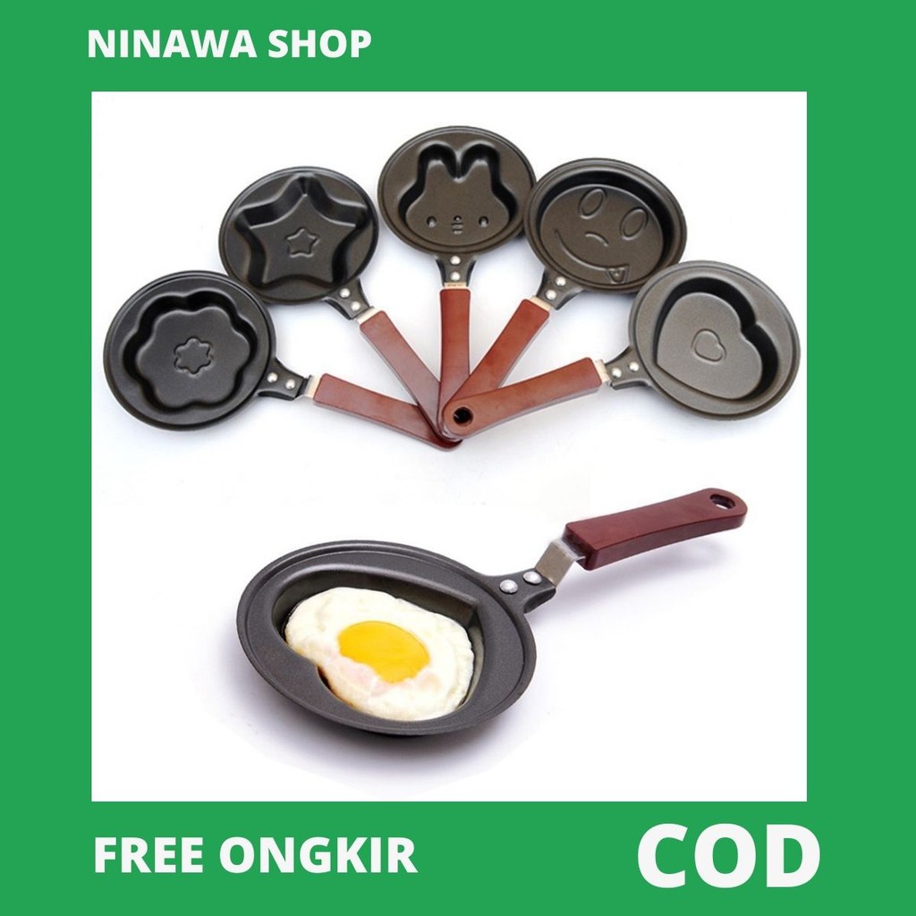 Teflon FRYING PAN Face MOTIF Character / Face Cooking MOTIF Character ...