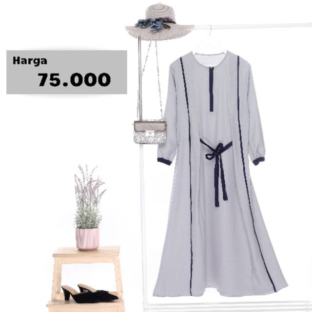 Haniyah GAMIS KAFTAN MOSCRAPE MATERIAL | Shopee Philippines