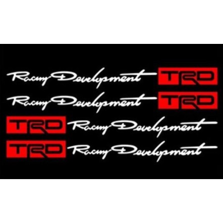 trd racing development car handle design cut out stickers | Shopee ...