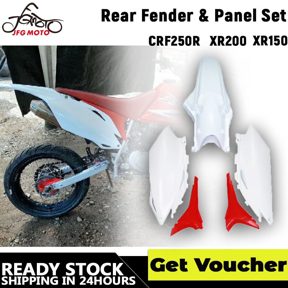 JFG MOTO Complete Body Plastics Rear Fender Rear Side Fender Kits For ...