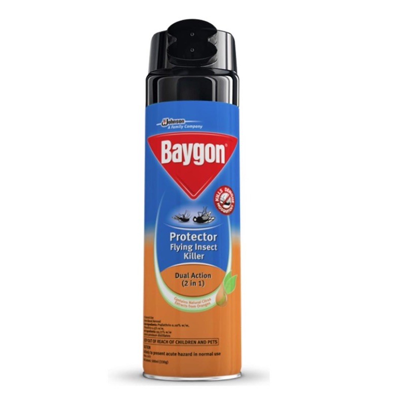 Baygon Protect Flying Insect Killer 500ml | Shopee Philippines