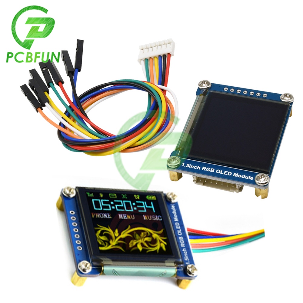 15 Inch 65k Rgb Oled 4b Display Expansion Board Module 128x128 Ssd1351 Spi I2c Iic For 
