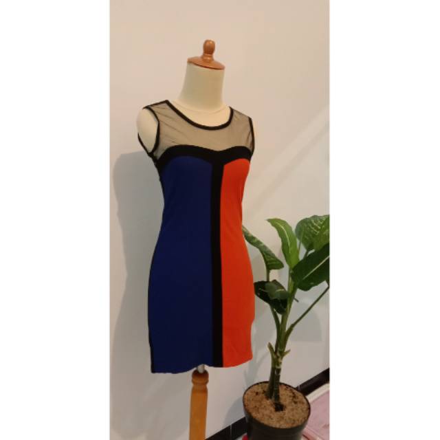 Fgs - Elysa Party Bodycon Mini Dress / Party Tight Mini Dress (RealPict ...