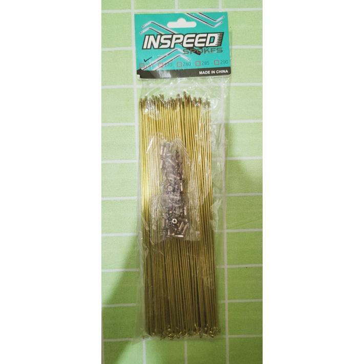 INSPEED Bicycle Stainless Spokes Rayos 26, 27.5, 29, 700c Bike Non ...