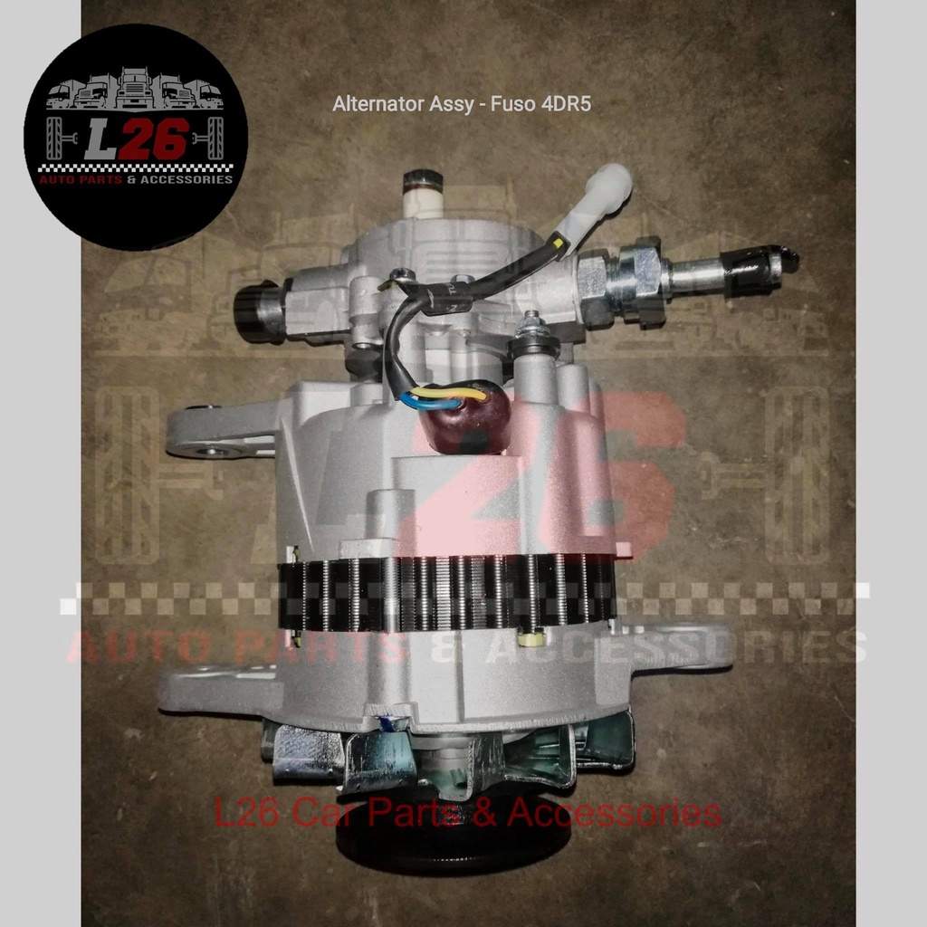 Fuso 4DR51 Alternator Assembly 65A 12v MD-106319 Double Pulley w ...