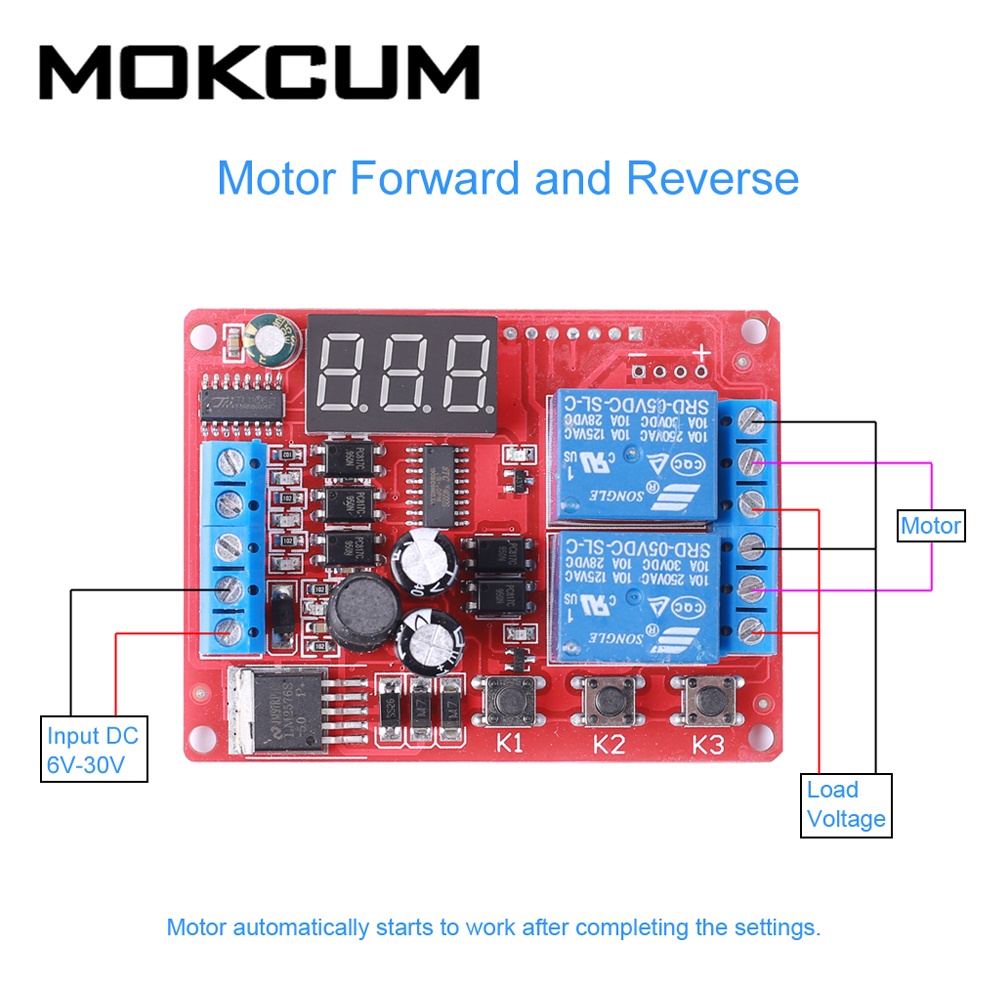 DC 12V 24V 2Bit Delay Relay Module 2-Channel High Level Trigger Switch ...