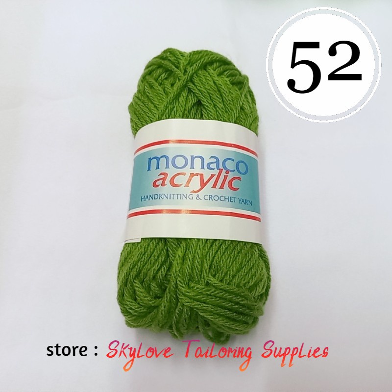 (BATCH 2) Sold per piece Monaco Acrylic Yarn | Monaco Acrylic ...