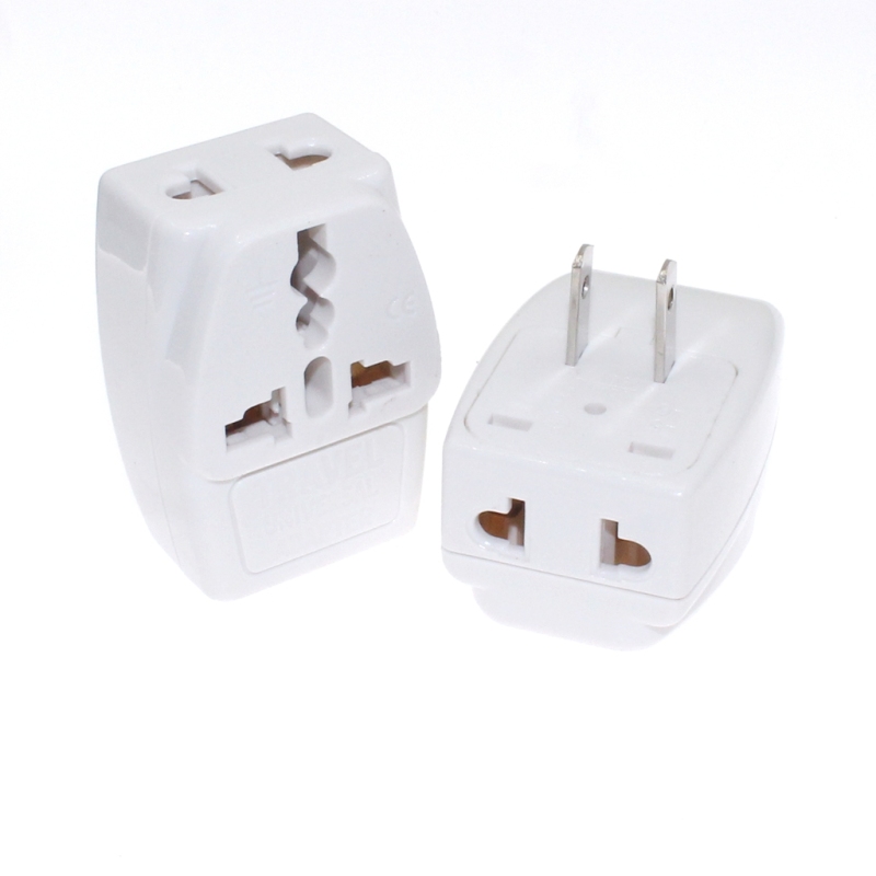 US Phlippines Travel Adapter (Type A), Convert Universal Socket To 2 ...