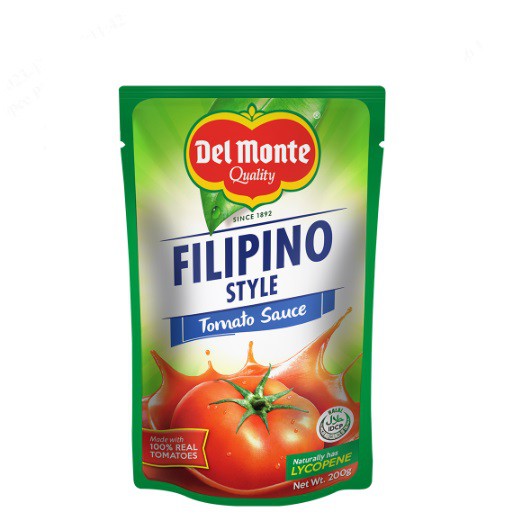 Del Monte Filipino Style Tomato Sauce with 100% Real Tomatoes - 200g ...