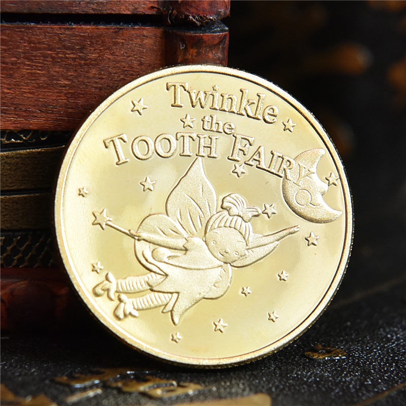 Tooth Fairy Growing Permanent Teeth Gold Coins | Shopee Philippines