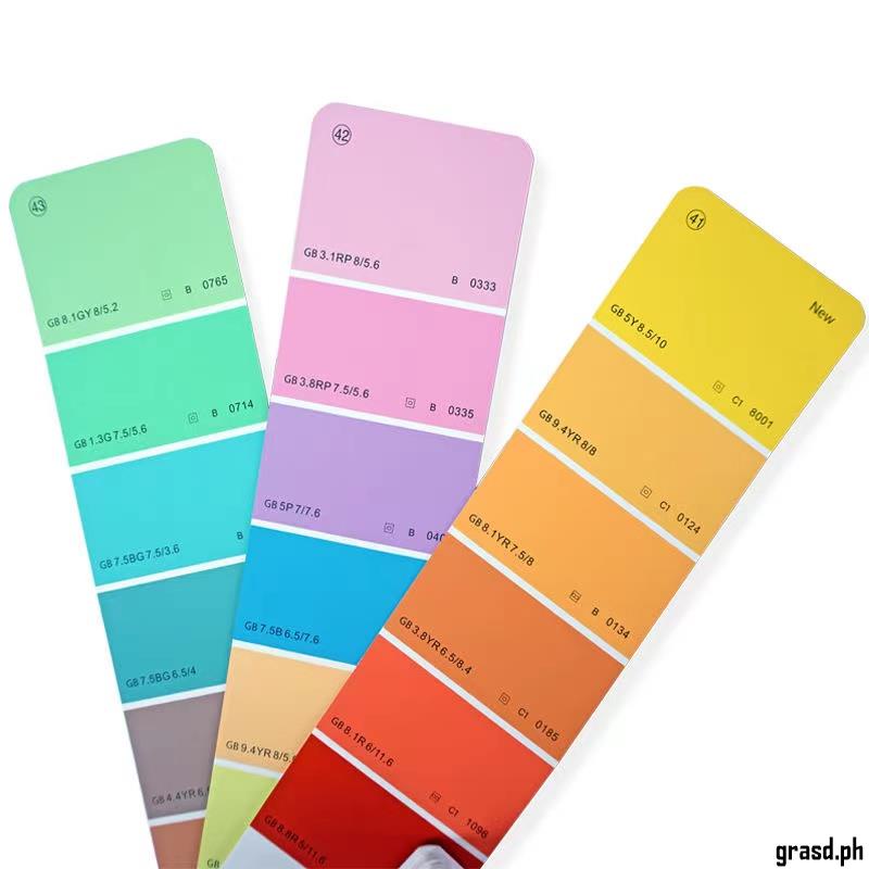 258 color building color card decoration paint paint national standard ...