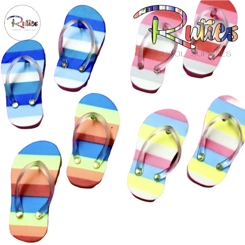 PAIR OF SLIPPER ERASER | Shopee Philippines