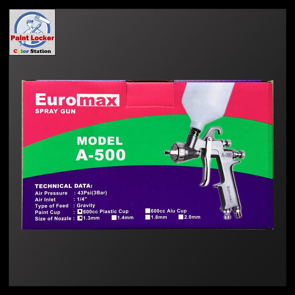 Euromax Spray Gun Model A-500 | Shopee Philippines