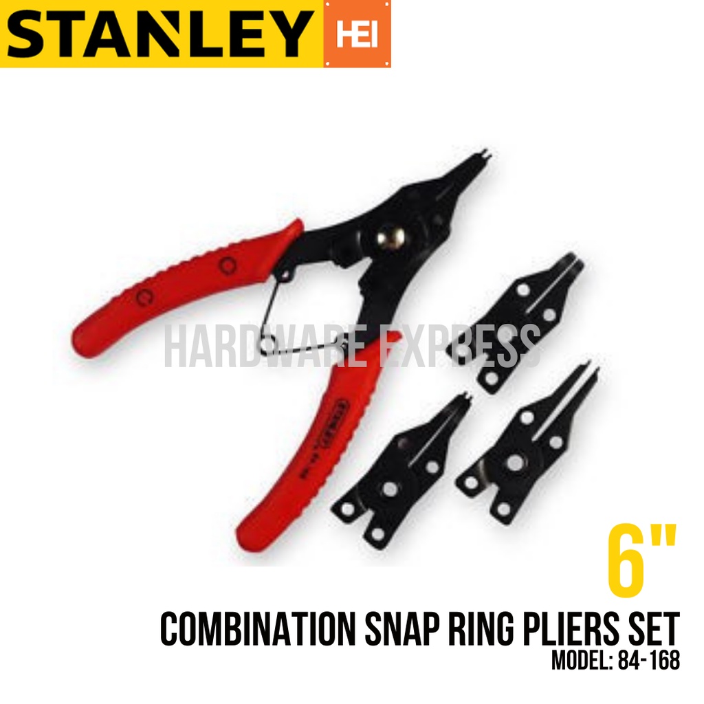 Stanley 84-168 Combination Snap Ring Pliers (Red/Black) | Shopee ...