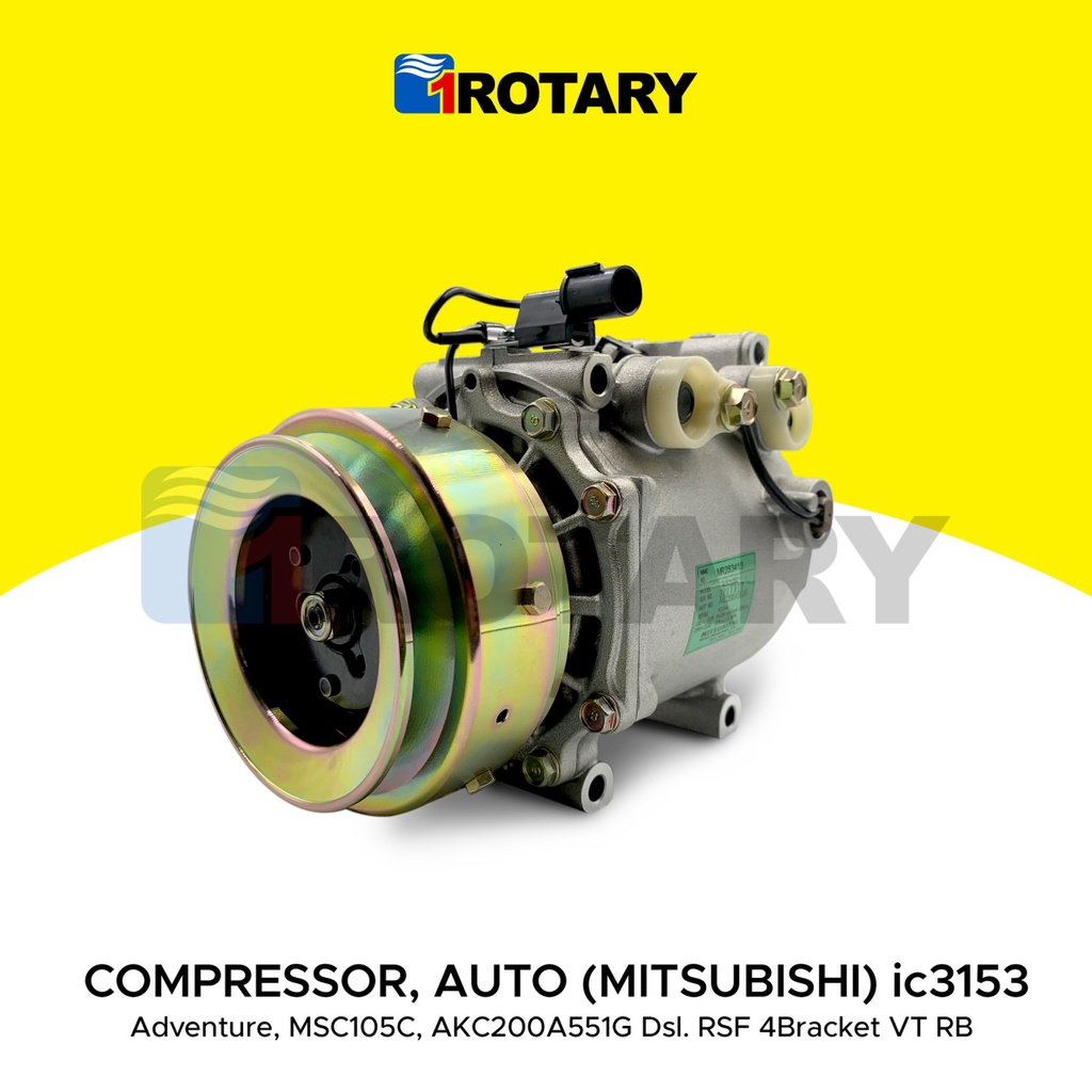 1Rotary Auto Compressor (Mitsubishi) Adventure, Dsl. RSF 4Bracket Tuhog ...