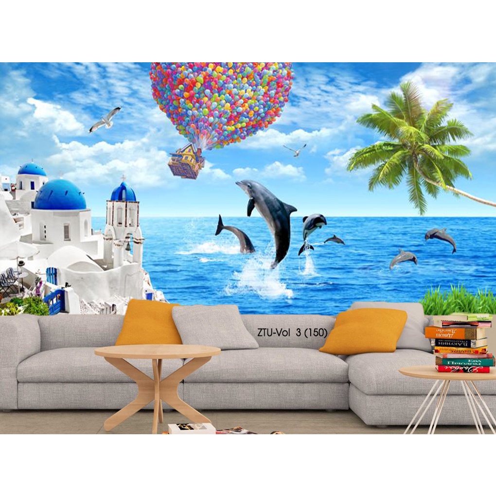 VTC wall paintings of natural blue sea landscapes ZTU-Vol 3 (150 ...