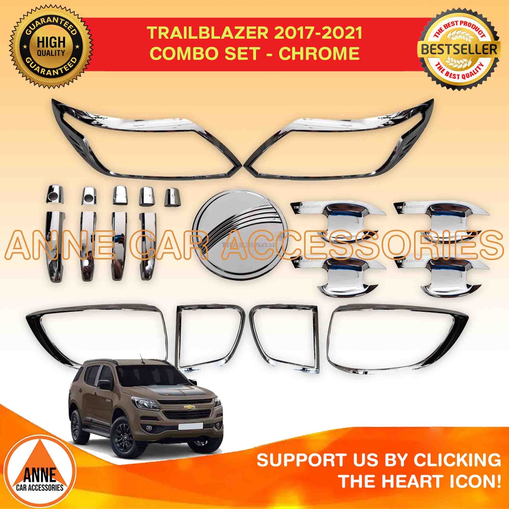 Garnish Cover Set Chevrolet Trailblazer 2017 2018 2019 2020 2021 Black ...