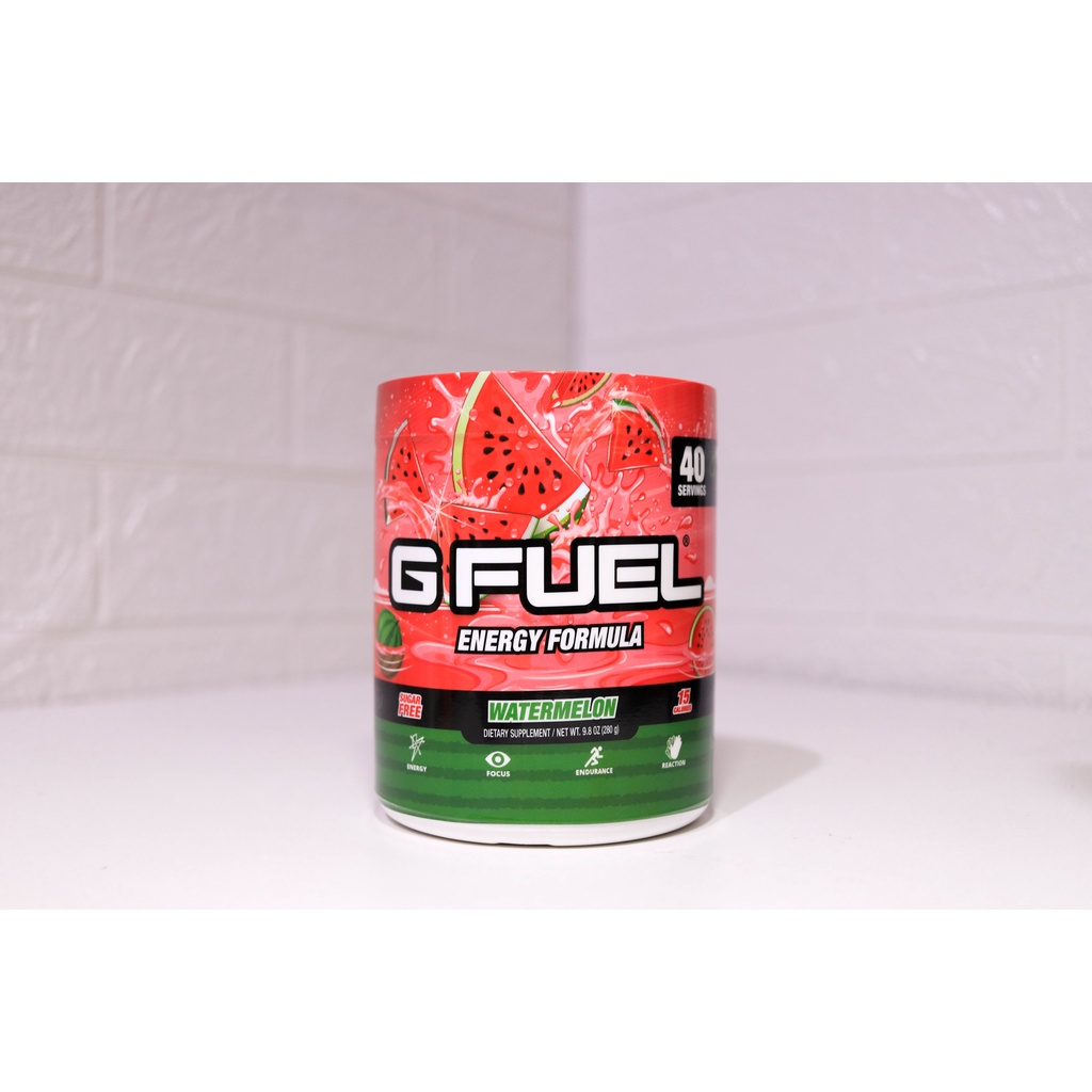 G Fuel WATERMELON 40 servings Gfuel (280g) | Shopee Philippines