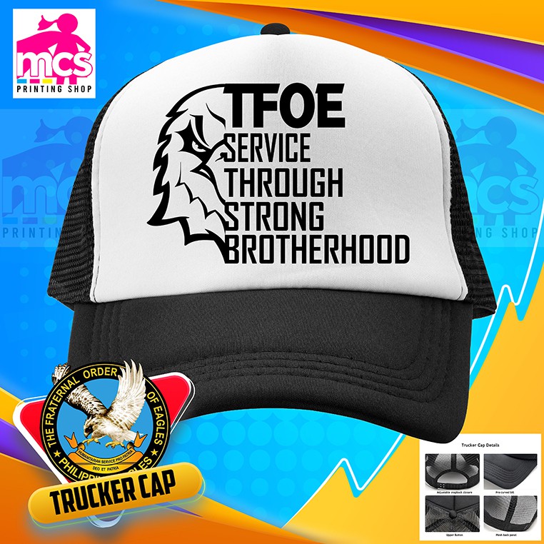 The Fraternal Order of Eagles- TFOE (Trucker Cap) | Shopee Philippines