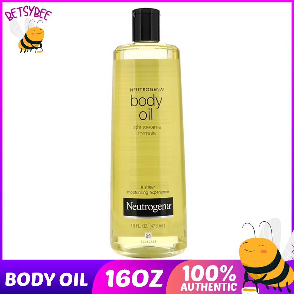 Neutrogena Body Oil Light Sesame Formula Sheer Moisturizing 16 fl oz ...