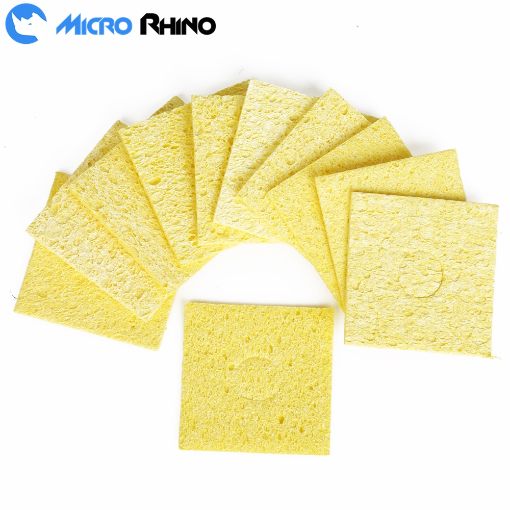 Solder Cleaning Sponge for Soldering Clean Iron Tip Heat Resistant ...