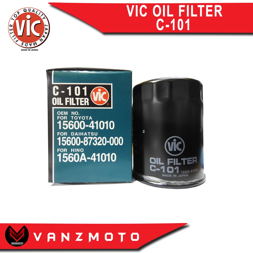 VIC Oil Filter C-101 | Shopee Philippines