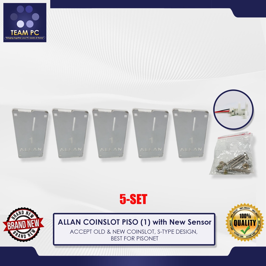 ALLAN COINSLOT PISO (1) with New Sensor, ACCEPT OLD & NEW COINSLOT, S ...