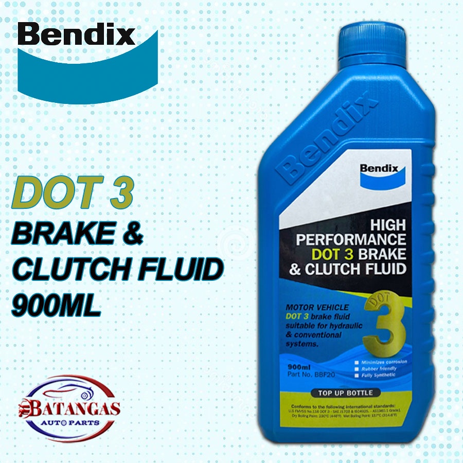 Bendix High Performance DOT 3 Brake and Clutch Fluid 900ml DOT3 ...