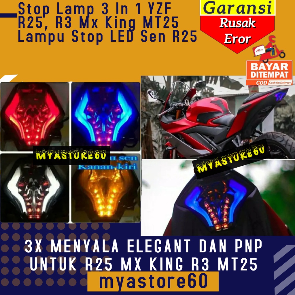 Stop Lamp Stop Lamp 3 In 1 YZF R25 R3 Mx King MT25 Stop Lamp Sen Turn ...