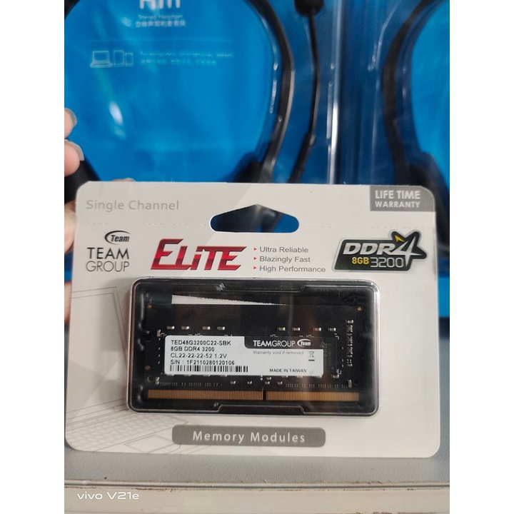 TEAM GROUP ELITE 8GB DDR4 3200MHZ SODIMM LAPTOP MEMORY | Shopee Philippines