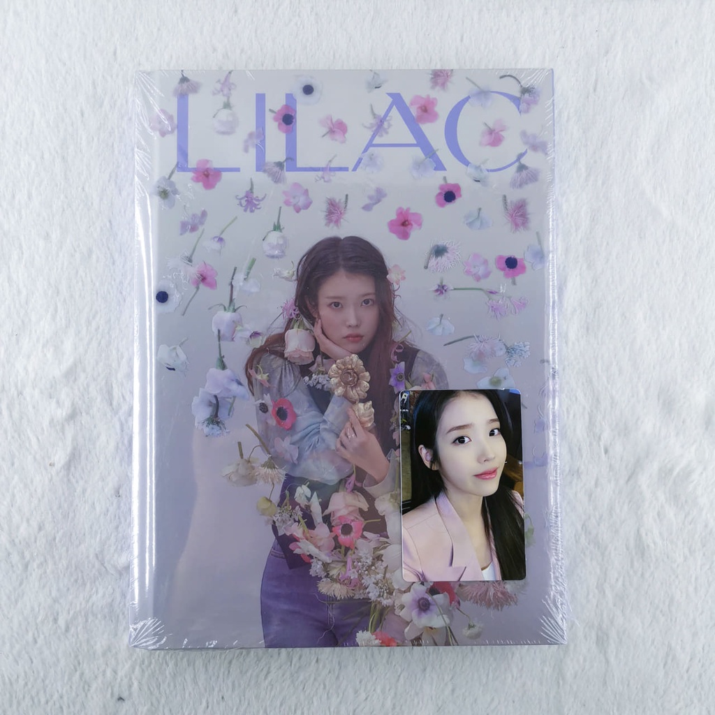 IU Lilac Official Merchandise Goods Photobook Poster set undisclosed ...
