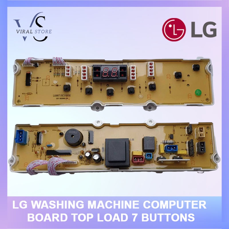 LG washing machine computer board top load 7 Buttons | Shopee Philippines