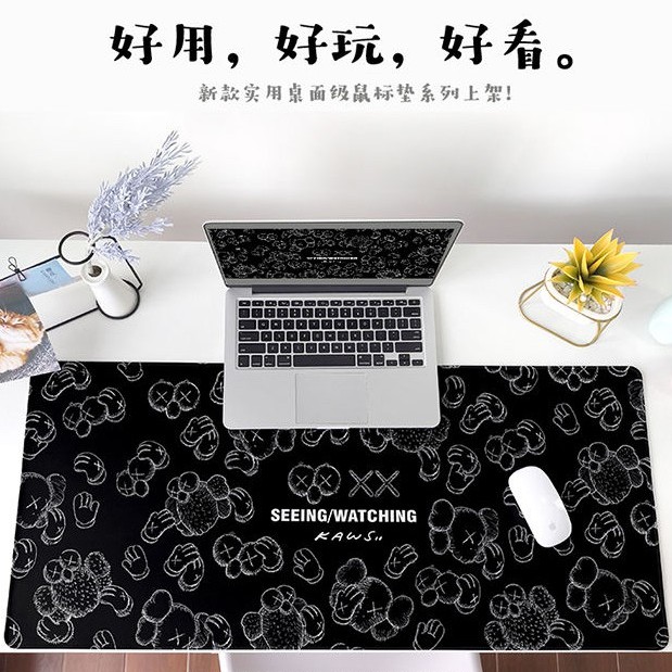 Street Wear KAWS Sesame Street Mouse Pad Oversized Book Desktop Pad ...