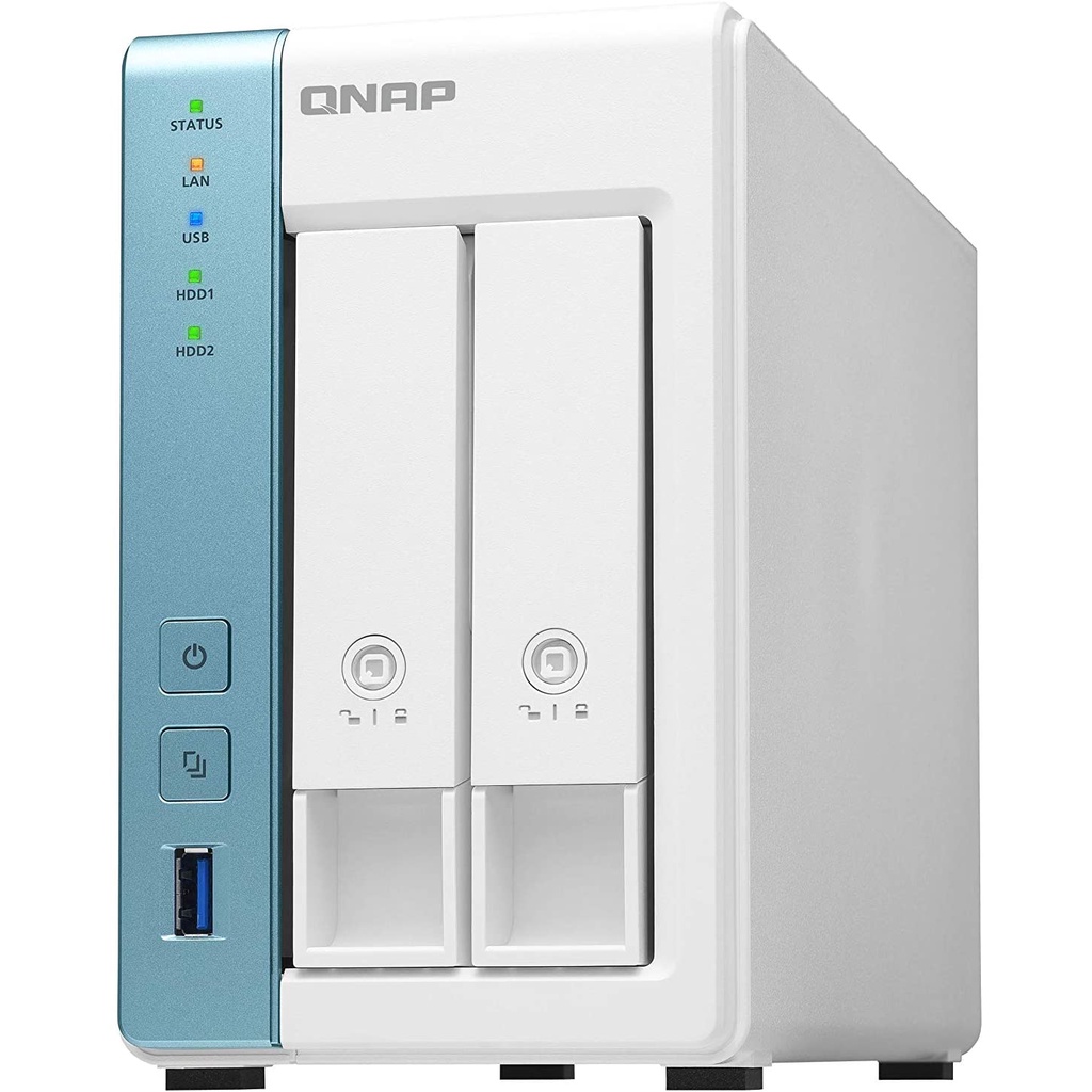 QNAP 2 Bay Home Nas With Two 1Gbe Ports (Ts-231K) | Shopee Philippines