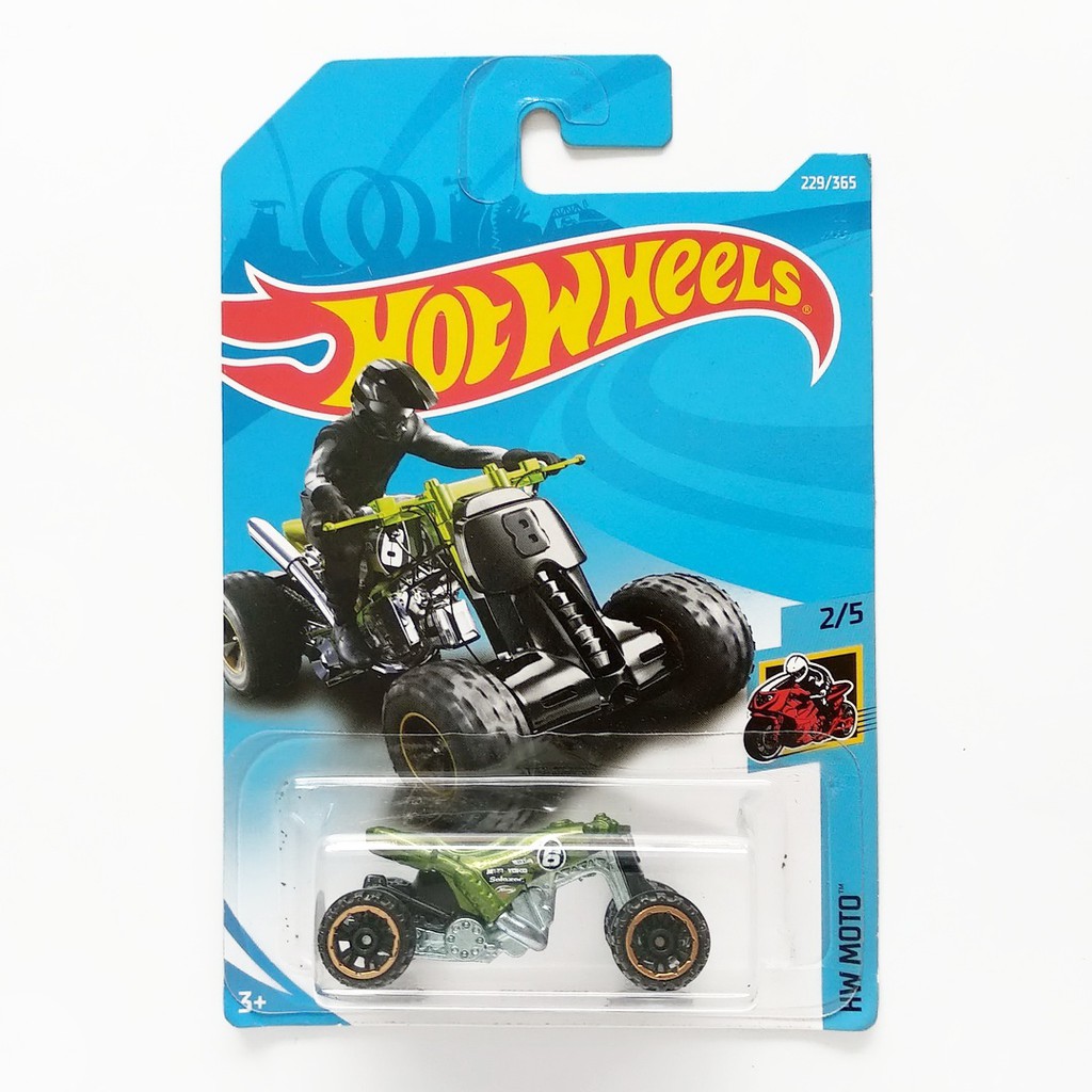HIJAU Hot Wheels Quad Rod Green HW Moto Hotwheels Motorcycle Toy ...