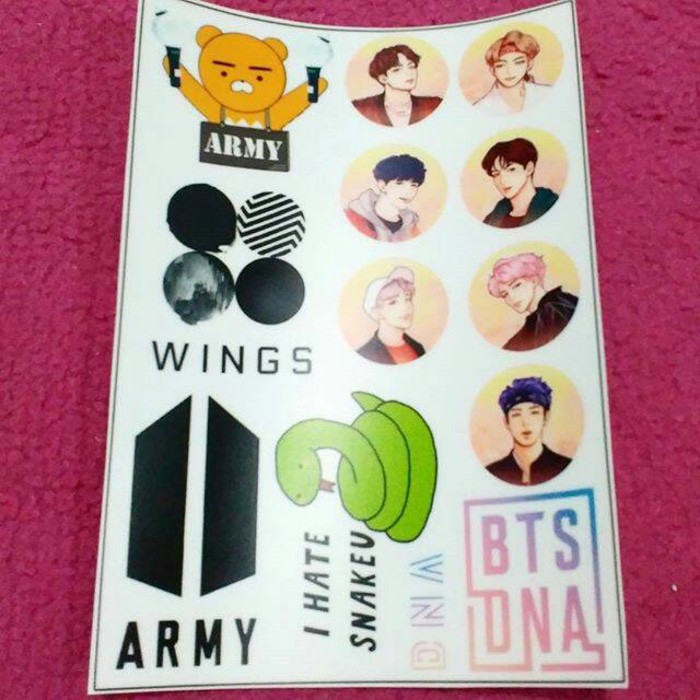Tumblr Sticker Set Wanna One/ code: t012 | Shopee Philippines