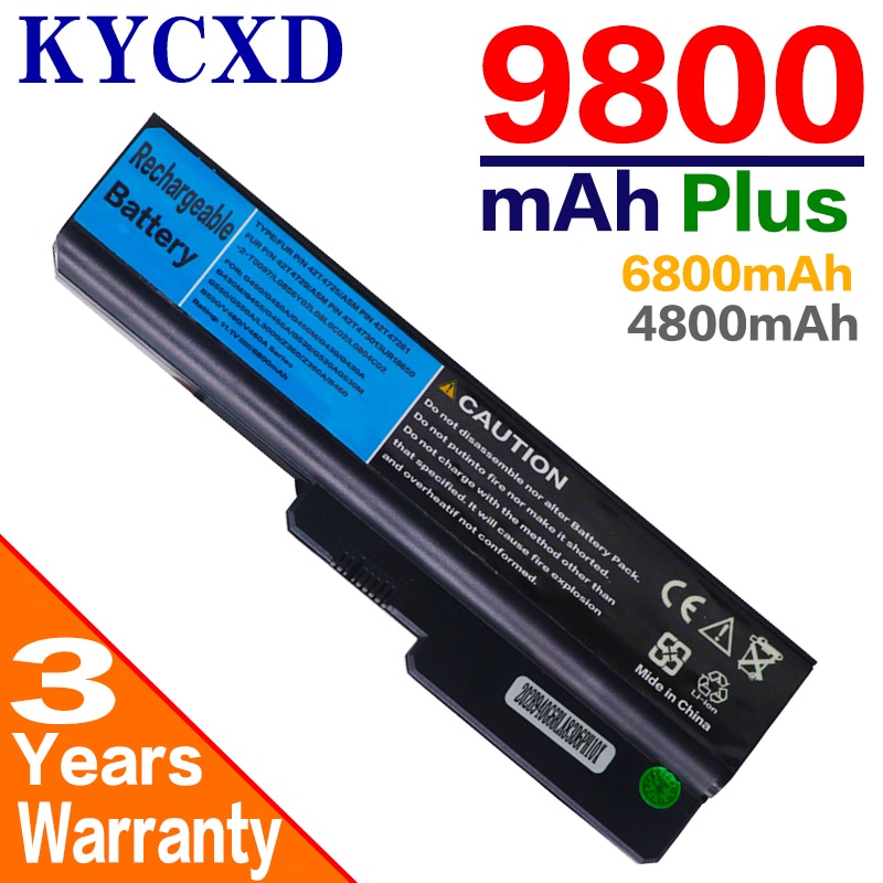 NEW C Laptop Battery For IBM Lenovo 3000 N500 B550 G450 G530 G550 ...