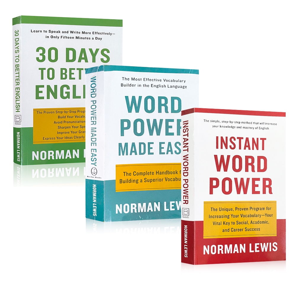 30 Days To Better English,Word Power Made Easy,Instant Word Power ...