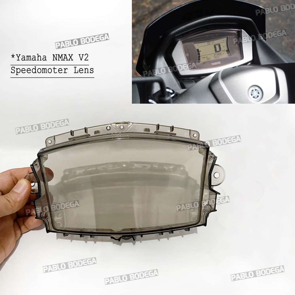 Yamaha NMAX V2 Speedometer panel lens OEM replacement SMOKED Plug and ...