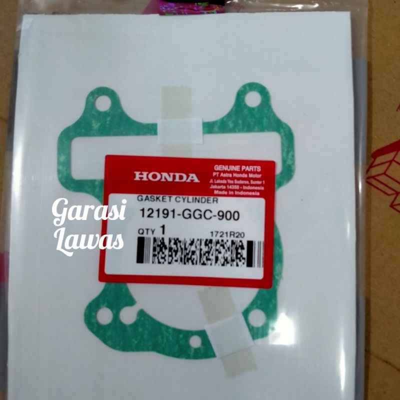 MESIN 12191-ggc-900 Gasket cylinder original AHM Honda beat fi packing ...