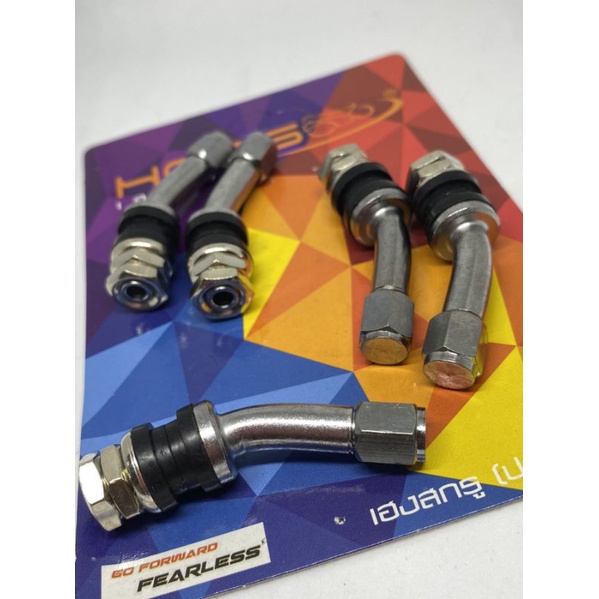 Stainless Bent Pito Tubeless Motorcycle Tire Valve (1 PIECE) | Shopee ...