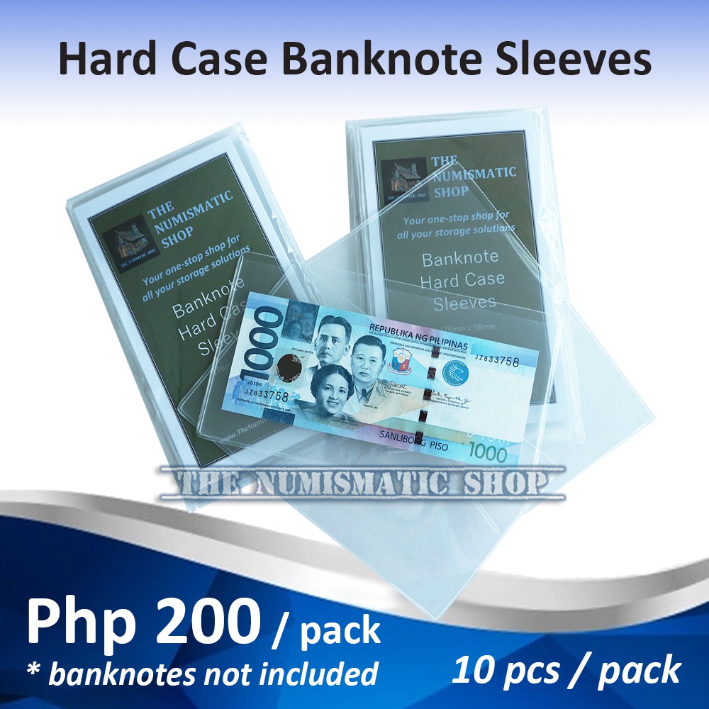 Hard Case Banknote Sleeves (10 pieces per pack) | Shopee Philippines
