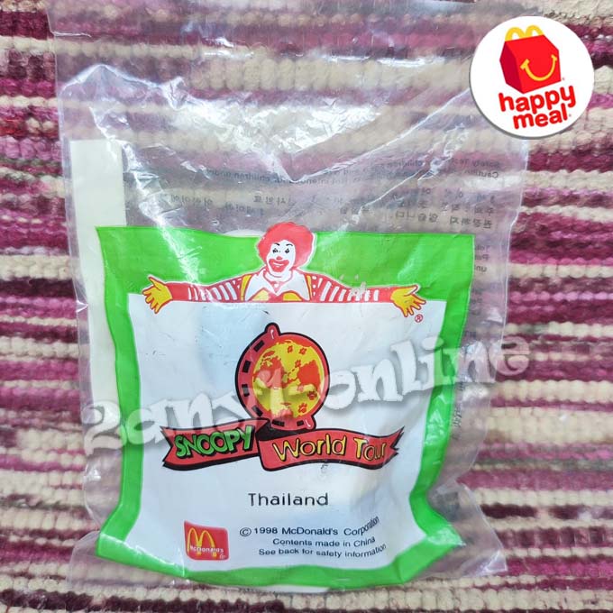 1998 Mcdo Snoopy World Tour - THAILAND (Sealed) | Shopee Philippines