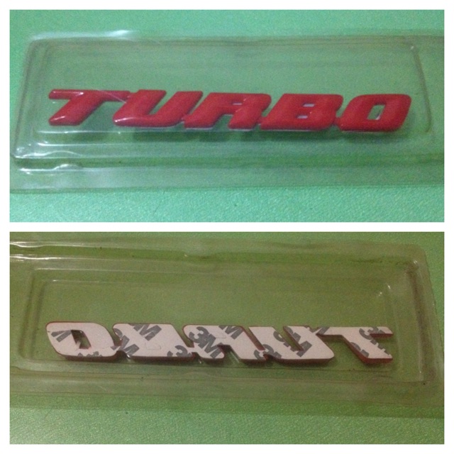 Turbo Name Car Emblem | Shopee Philippines