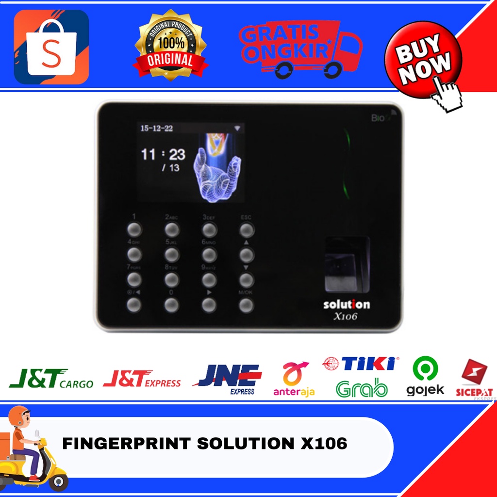 Fingerprint SOLUTION X106 | Shopee Philippines