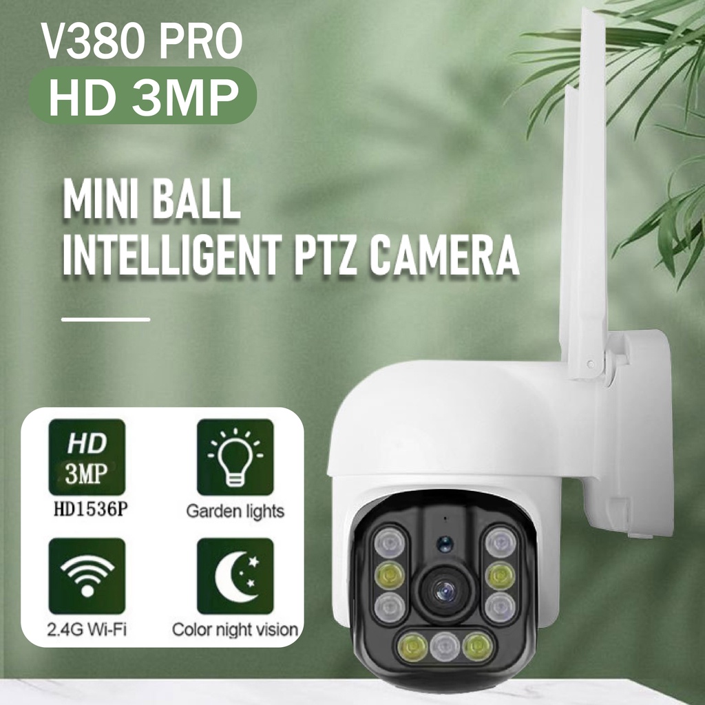 V380 Pro CCTV camera Q11 3MP PTZ IP Camera Wifi outdoor Wireless ...