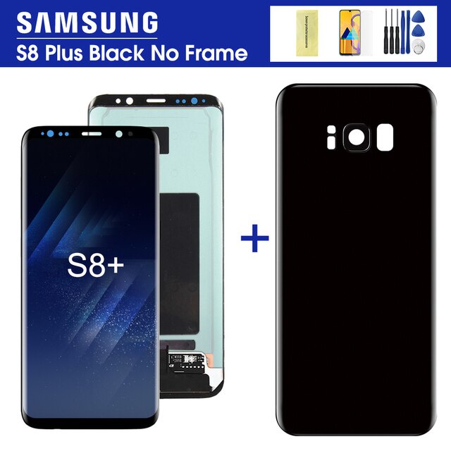 100% ORIGINAL S8 LCD with frame For Samsung Galaxy S8 plus G955fd G955F ...